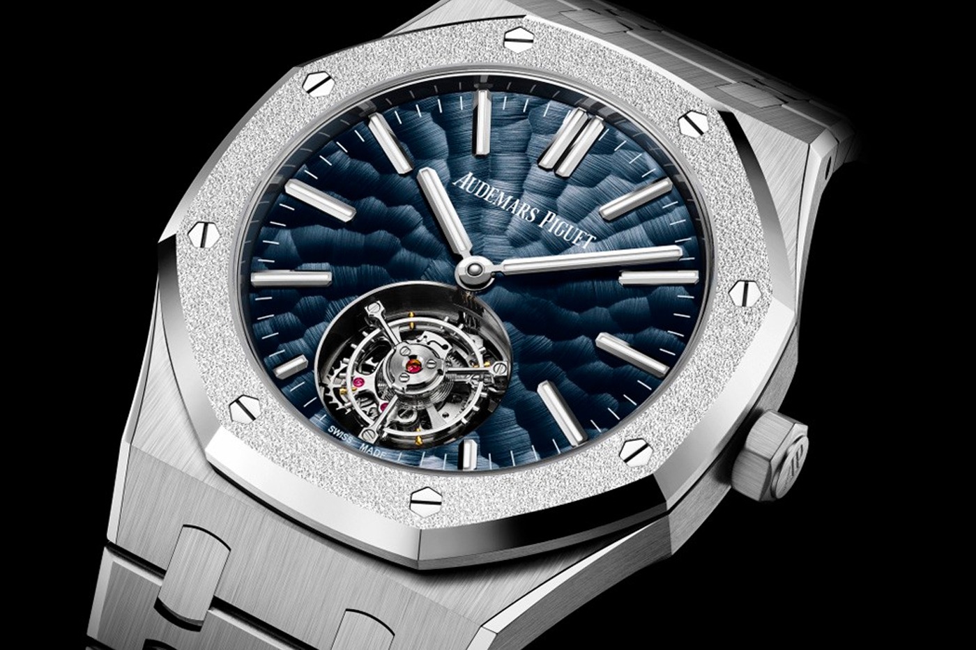 New Dimpled Tapisserie Dial for the AP Royal Oak - Replica Audemars Piguet
